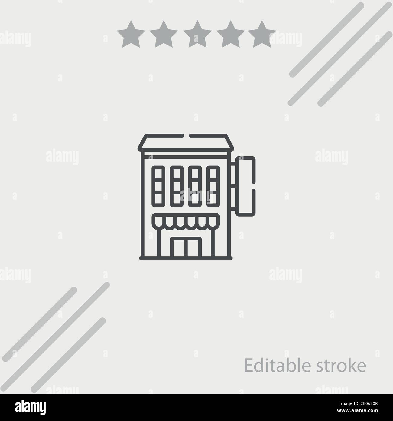 shop vector icon modern simple vector illustration Stock Vector Image ...