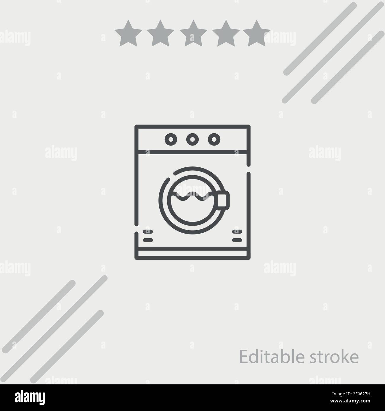 washing machine vector icon modern simple vector illustration Stock ...