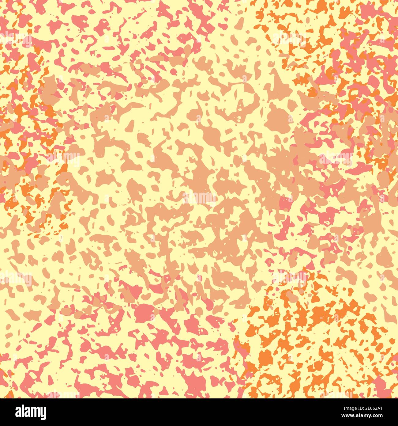 Vector melange texture seamless pattern background. Orange, yellow, red ...
