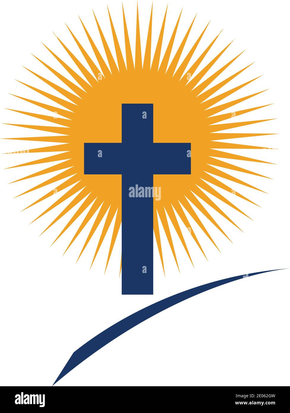 church christian line art logo design,Christian symbols Stock Vector ...