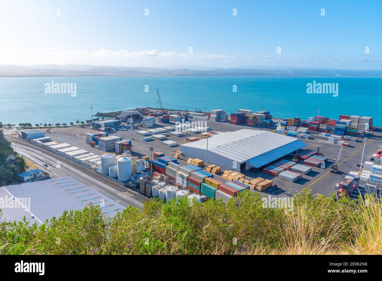 Napier new zealand aerial view hi-res stock photography and images - Alamy