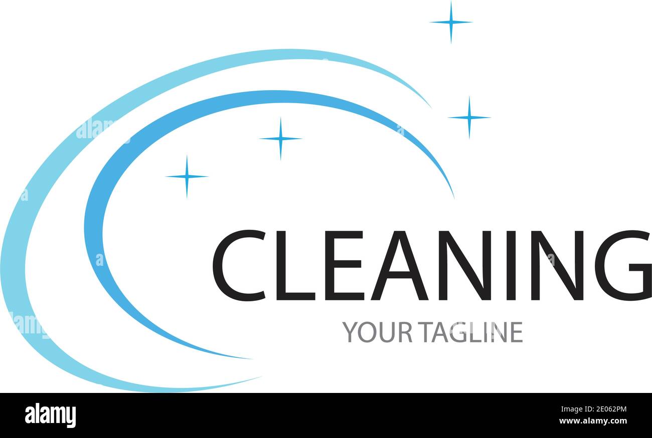 Cleaning logo and symbol illustration vector template Stock Vector ...