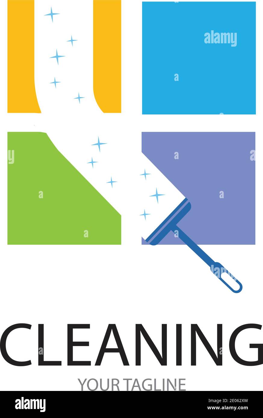 Cleaning logo and symbol illustration vector template Stock Vector ...