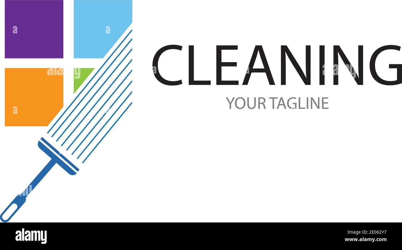 Cleaning logo and symbol illustration vector template Stock Vector ...