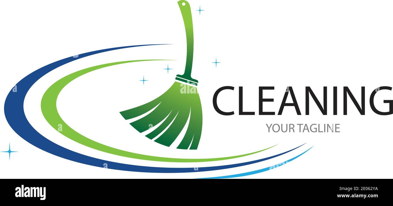 Cleaning logo and symbol illustration vector template Stock Vector ...