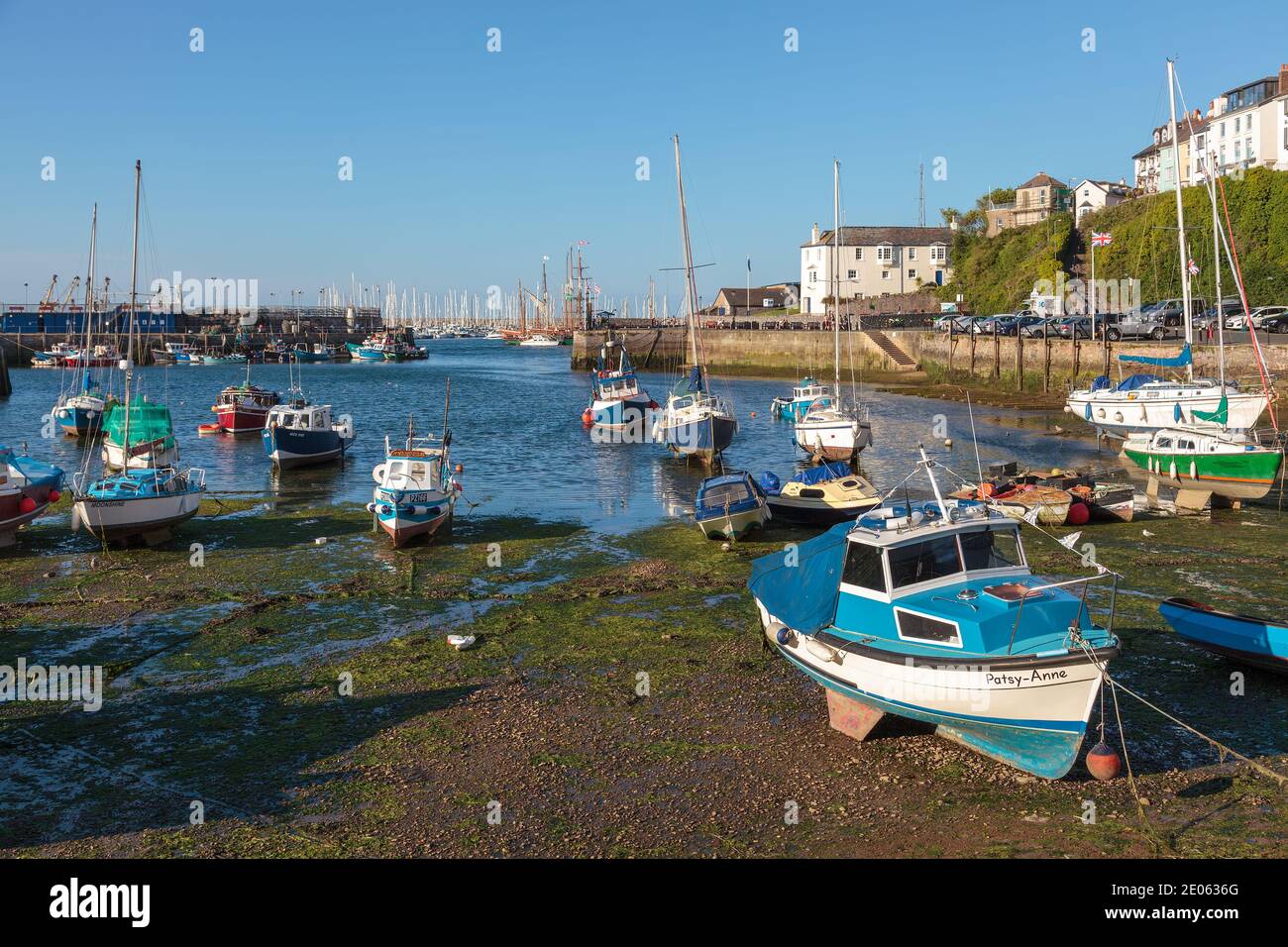 Fishing boats brixham devon quay boats hi-res stock photography and ...