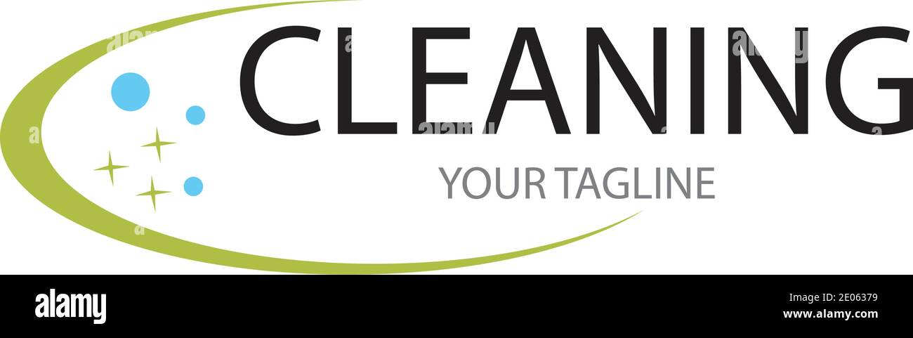 Cleaning logo and symbol illustration vector template Stock Vector ...