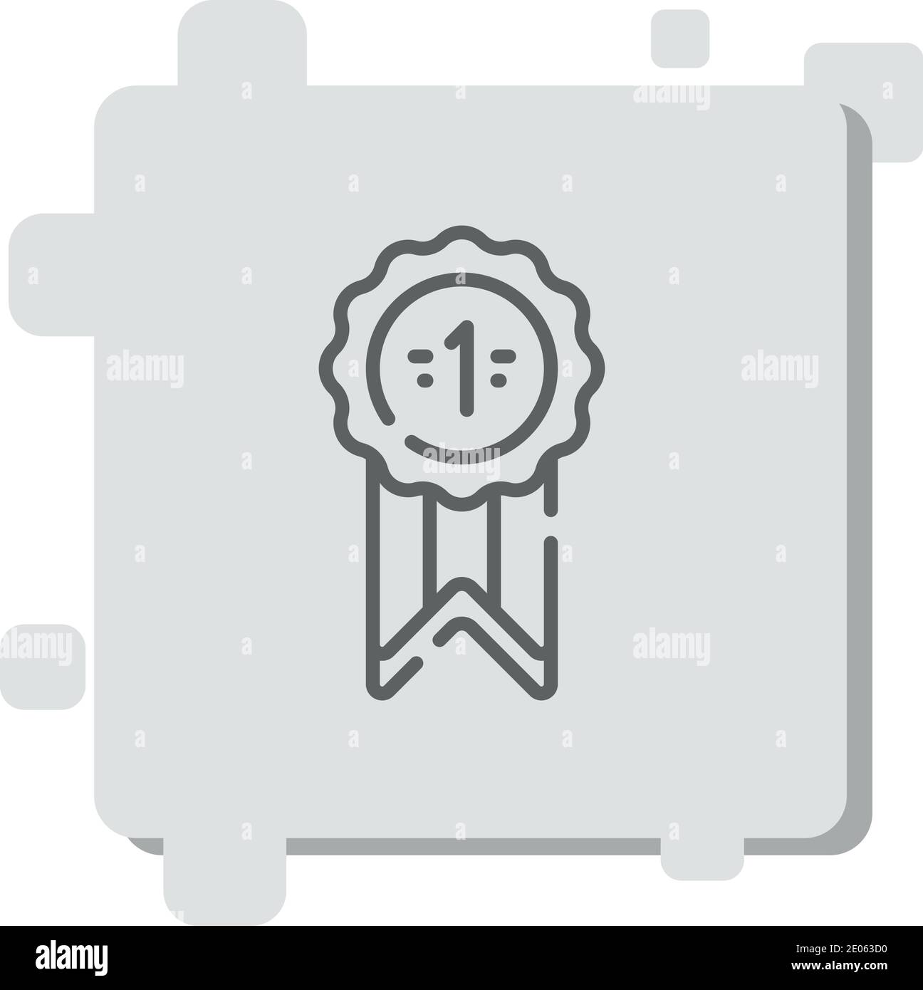 medal vector icon modern simple vector illustration Stock Vector Image ...