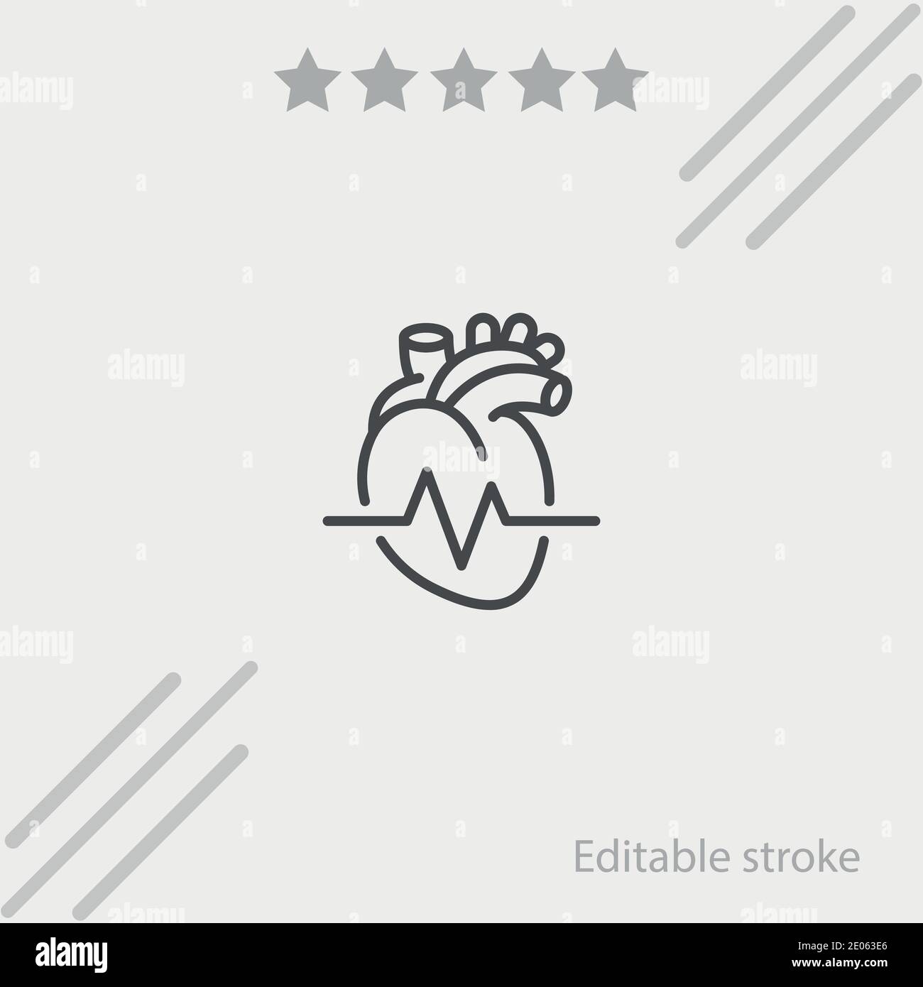 heartbeat vector icon modern simple vector illustration Stock Vector ...