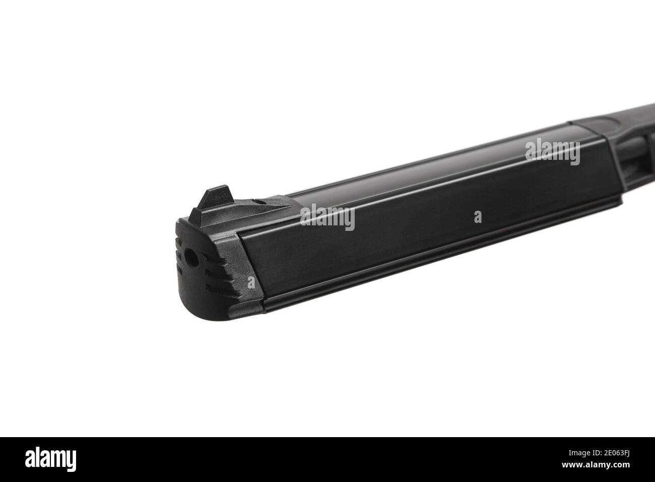 Pneumatic weapons for sports and hunting. Air rifle isolate on a white ...