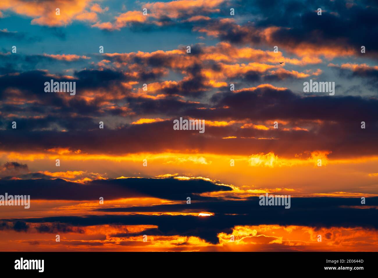 Beautiful dawn sky background texture Stock Photo - Alamy