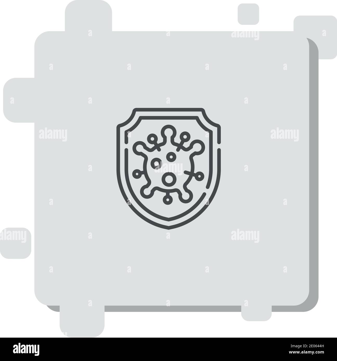 virus vector icon modern simple vector illustration Stock Vector Image ...