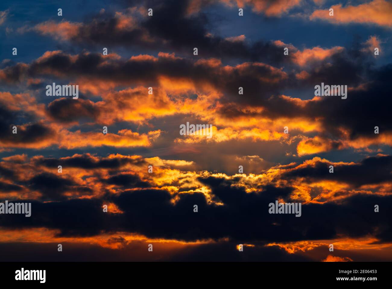 Beautiful dawn sky background texture Stock Photo - Alamy