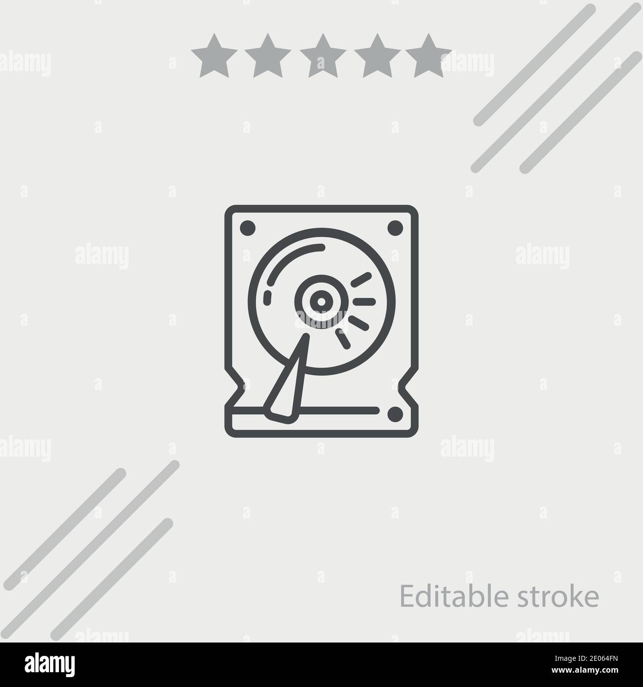 hard drive vector icon modern simple vector illustration Stock Vector ...