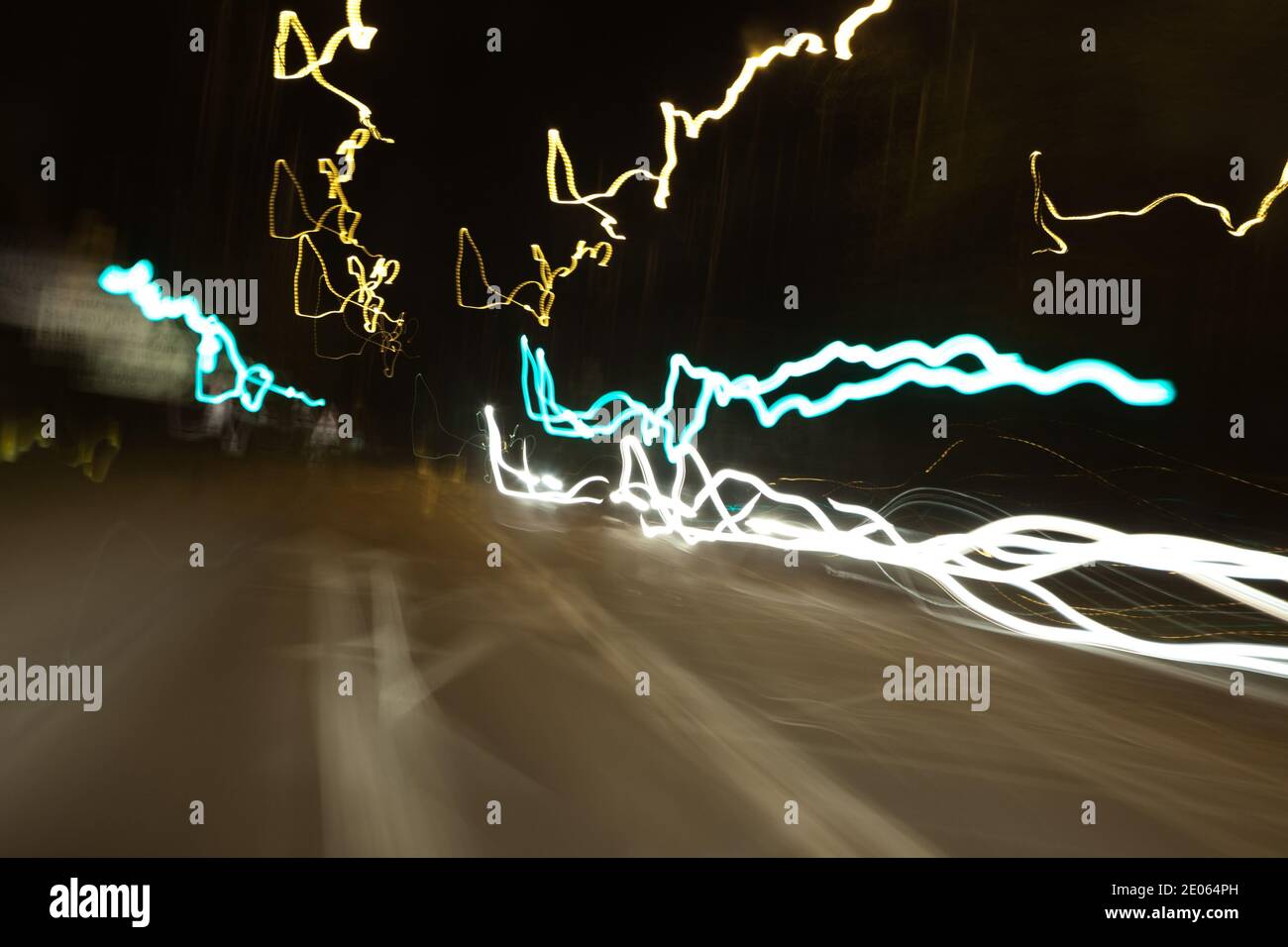 Drunk driver night view traffic hi-res stock photography and images - Alamy