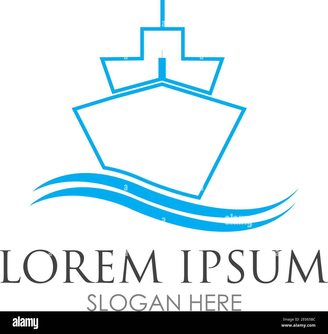 Cruise ship logo images illustration design Stock Vector Image & Art ...