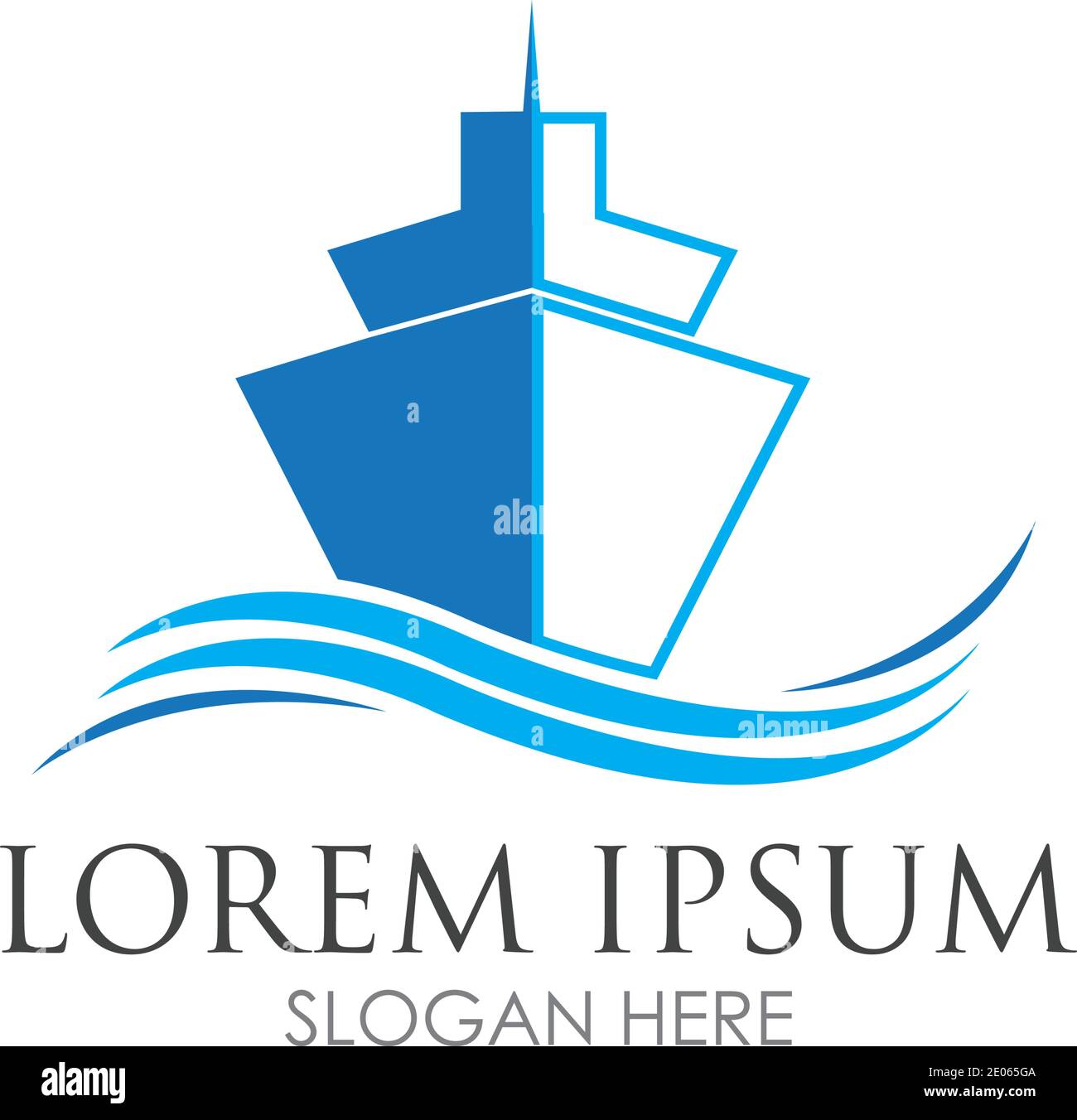 Cruise ship logo images illustration design Stock Vector Image & Art ...