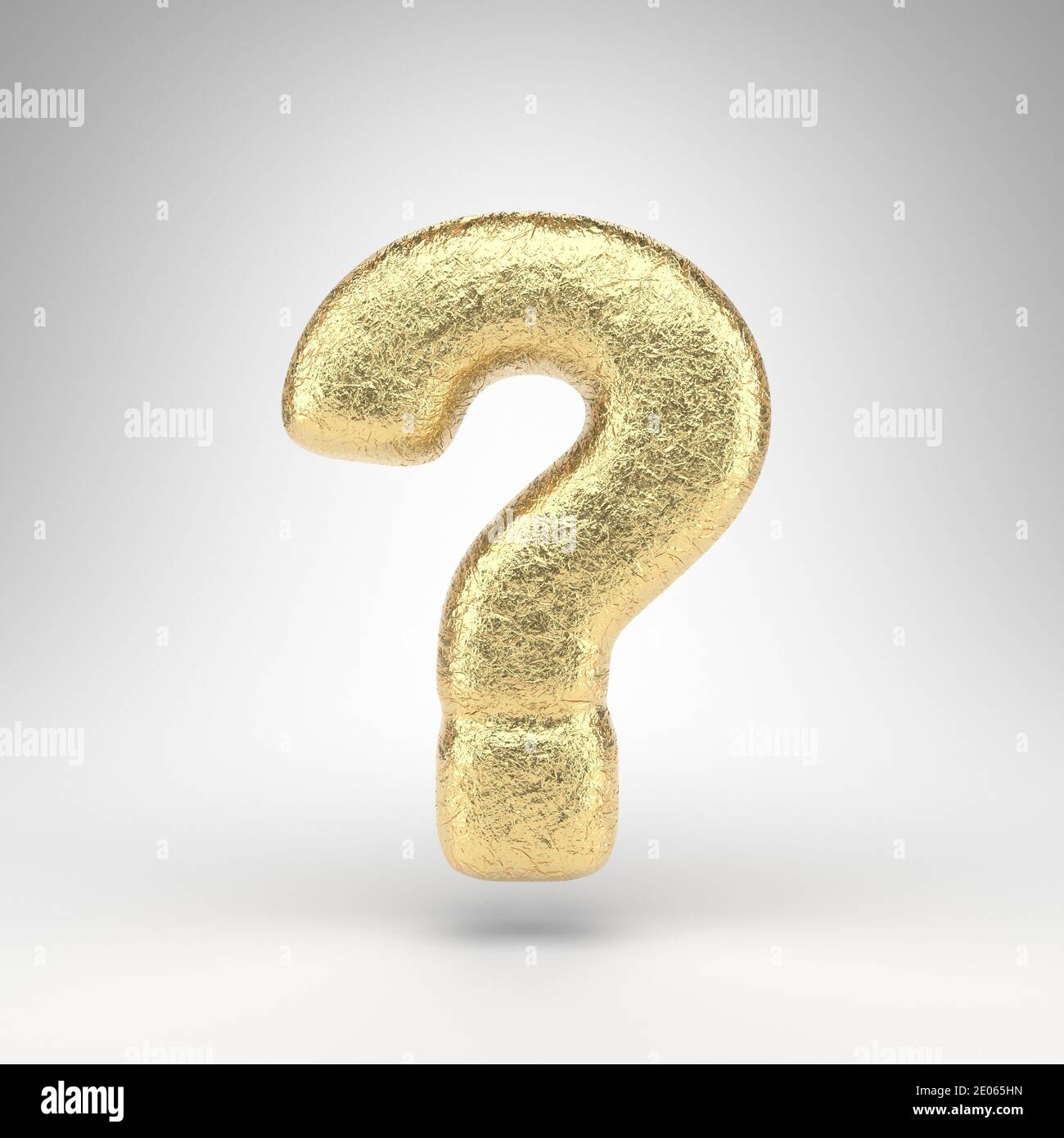 Golden symbol question gold foil hi-res stock photography and images ...