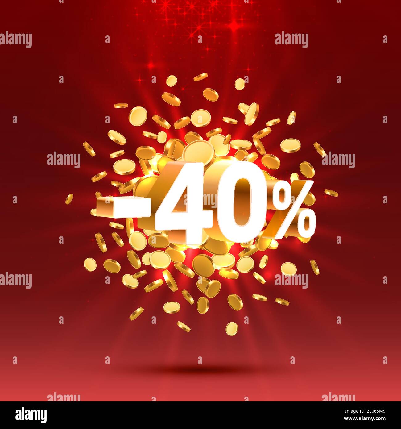 Number 40 on the podium with golden hi-res stock photography and images ...