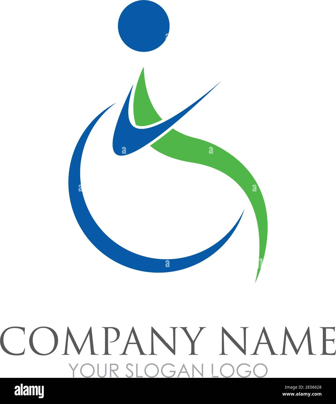 disability logo vector illustration design template - vector Stock ...