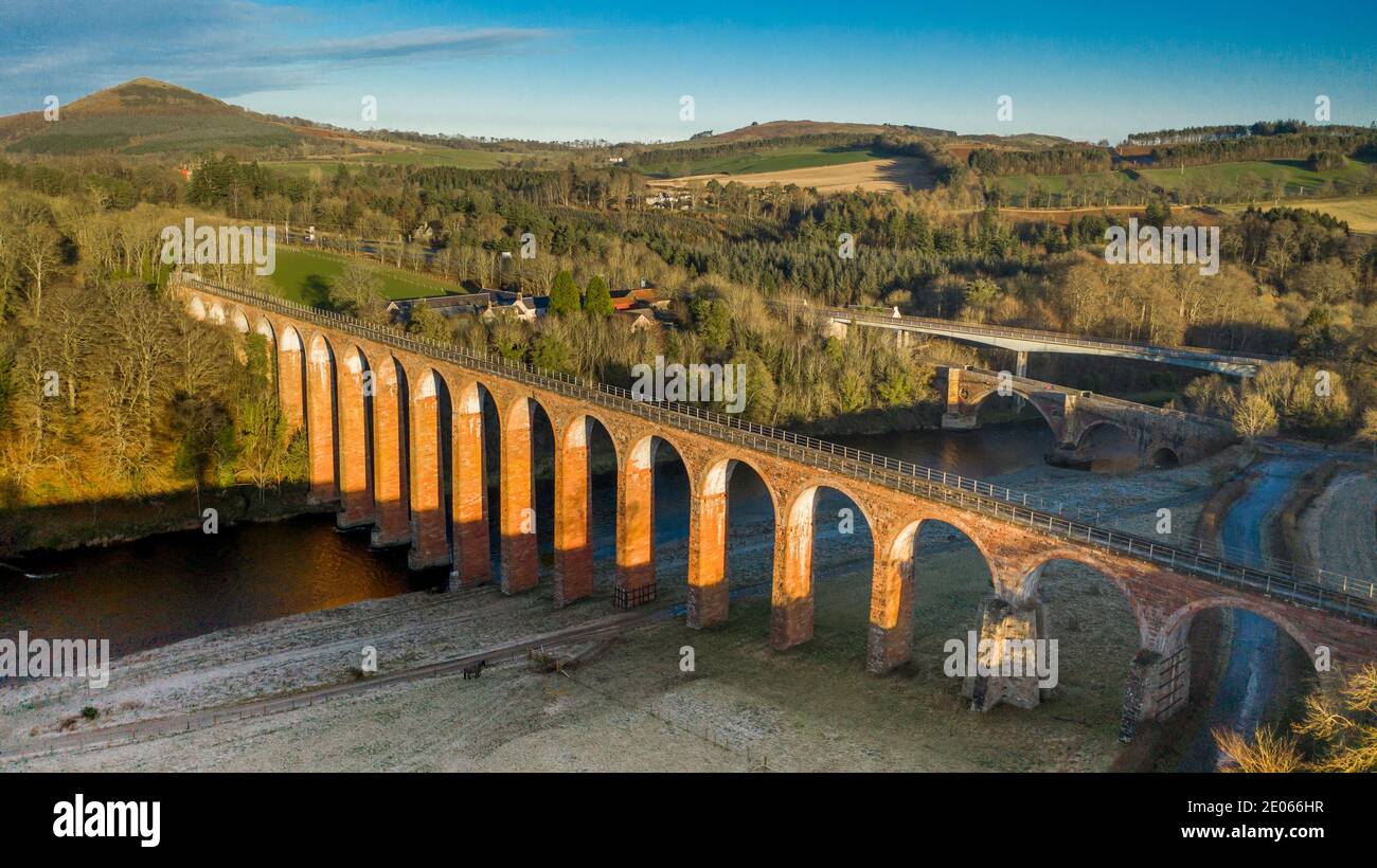 Leaderfoot bridges hi-res stock photography and images - Alamy