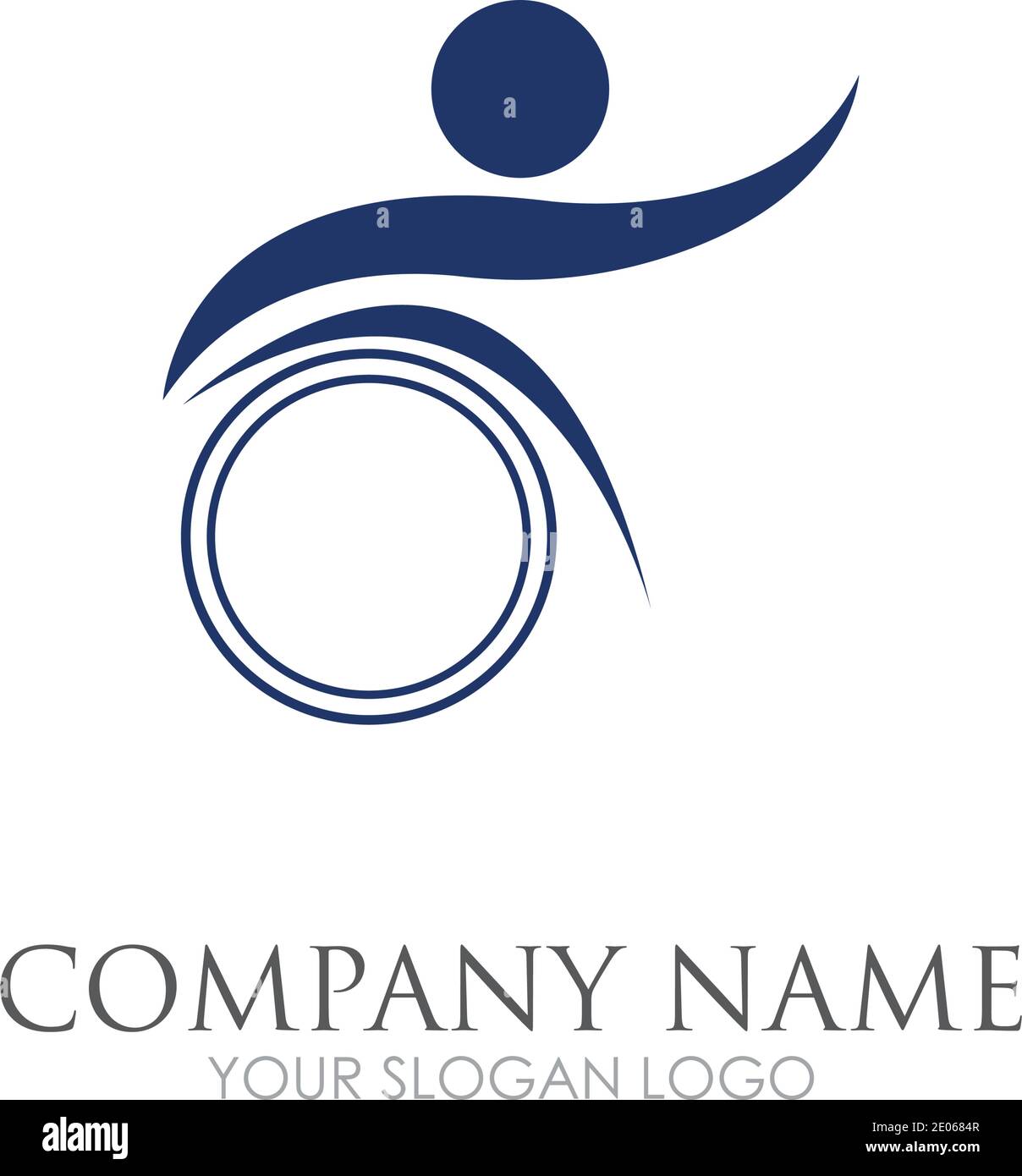 disability logo vector illustration design template - vector Stock ...