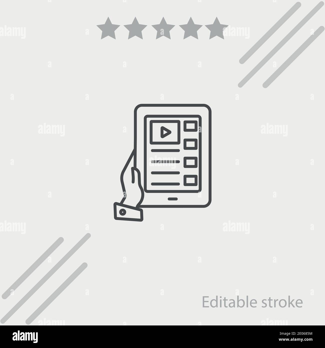 tablet vector icon modern simple vector illustration Stock Vector Image ...