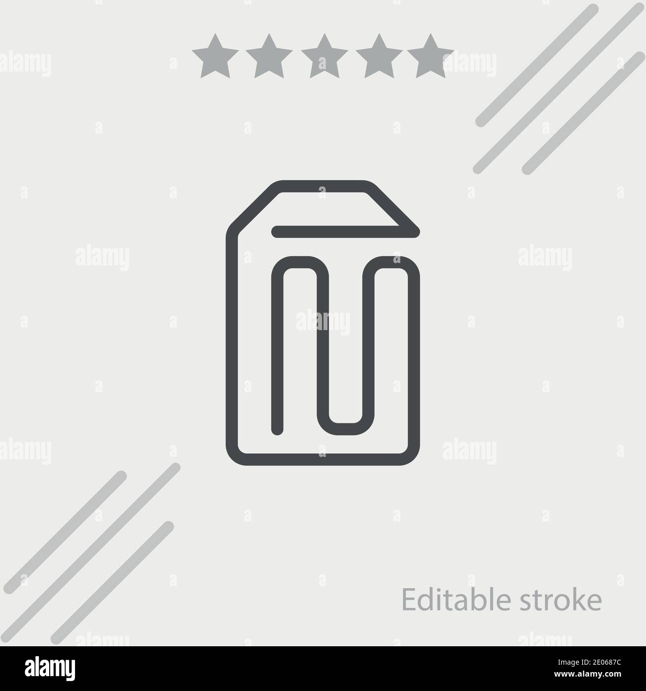 trash vector icon modern simple vector illustration Stock Vector Image ...