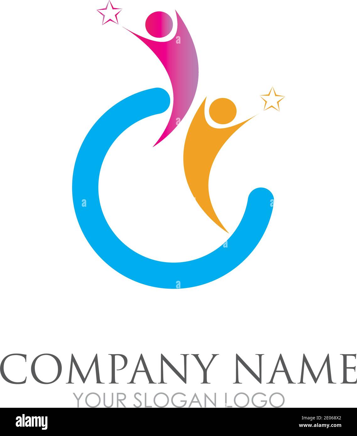 disability logo vector illustration design template - vector Stock ...