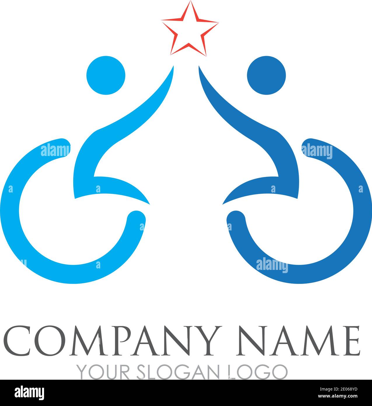 disability logo vector illustration design template - vector Stock ...