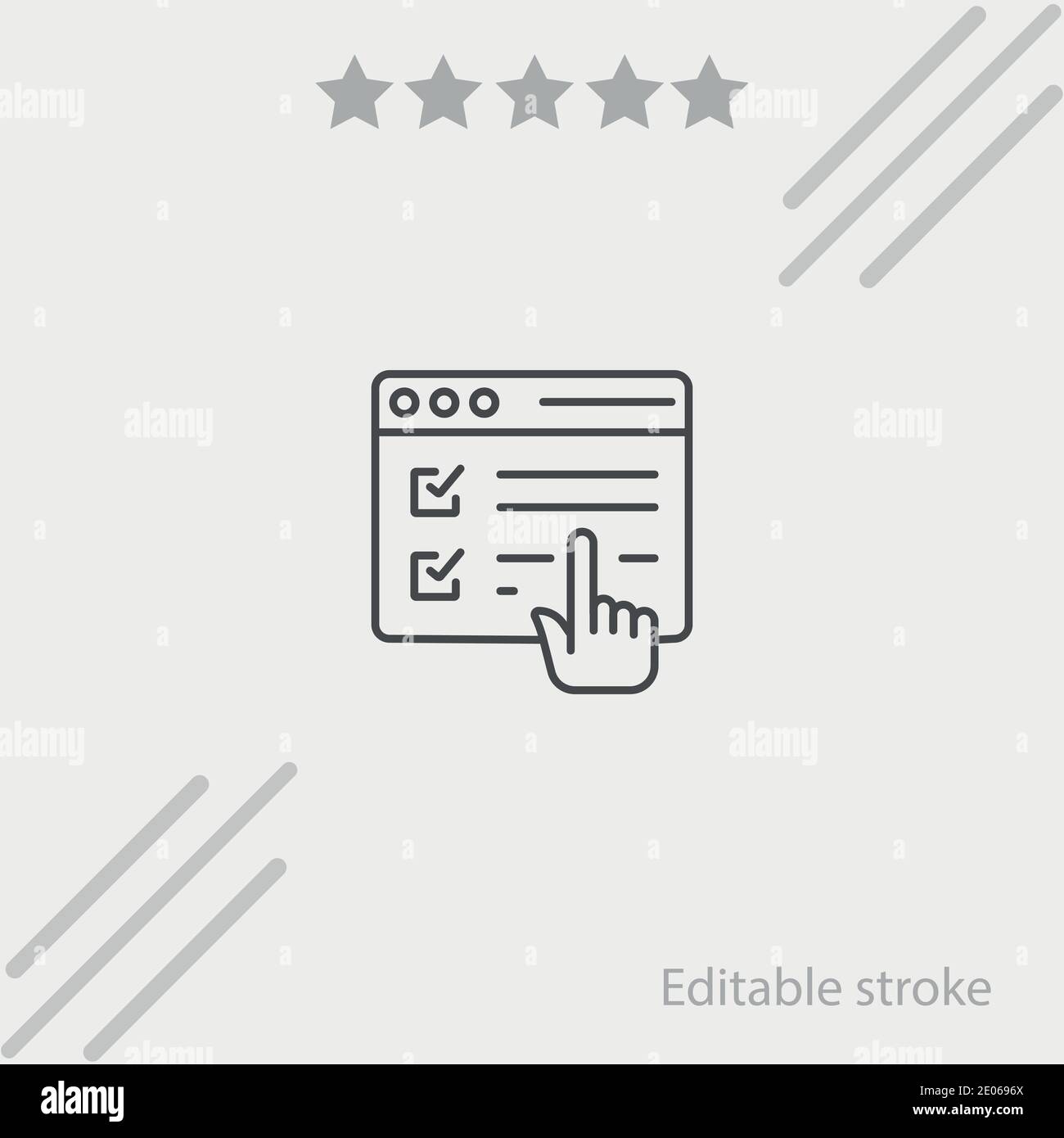 web vector icon modern simple vector illustration Stock Vector Image ...