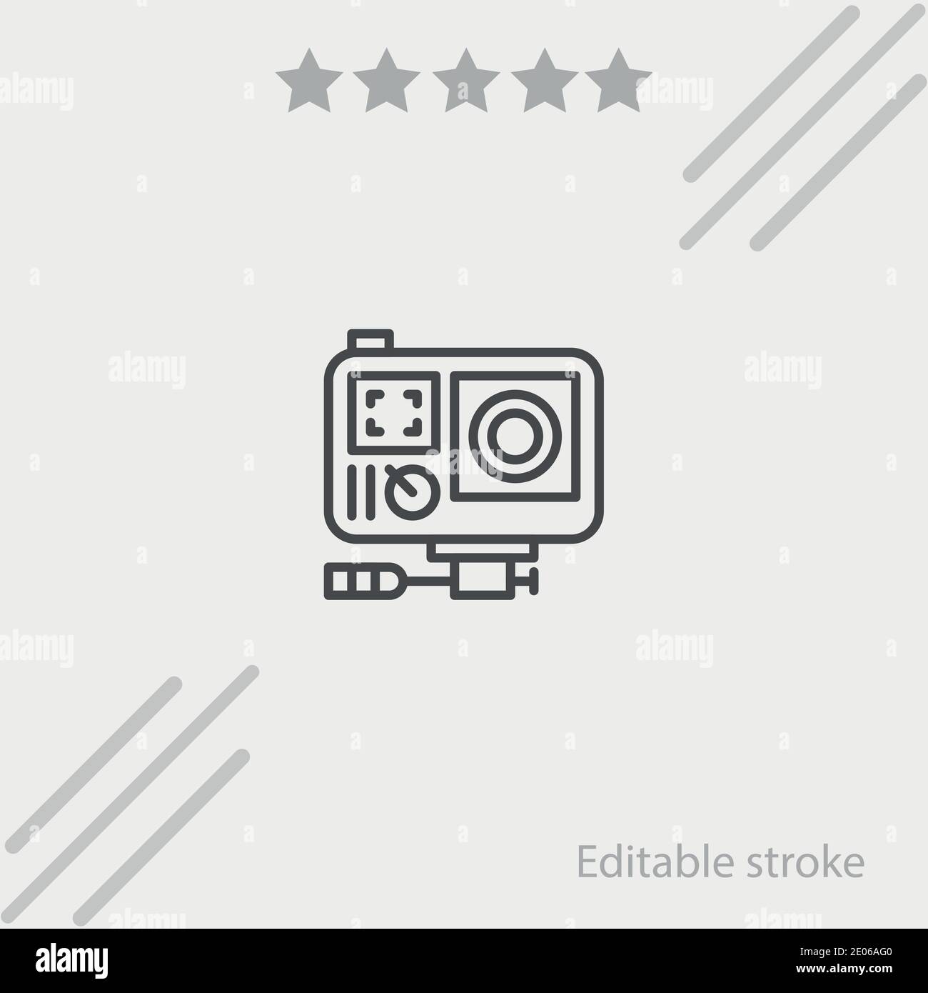 gopro vector icon modern simple vector illustration Stock Vector Image ...