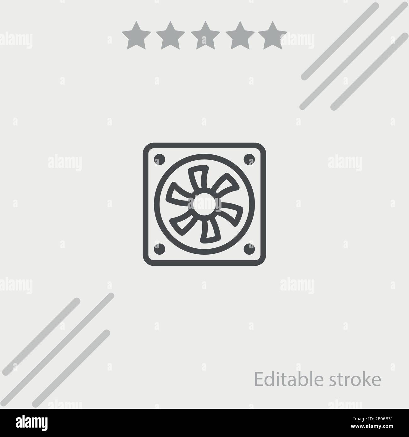 cooler vector icon modern simple vector illustration Stock Vector Image ...