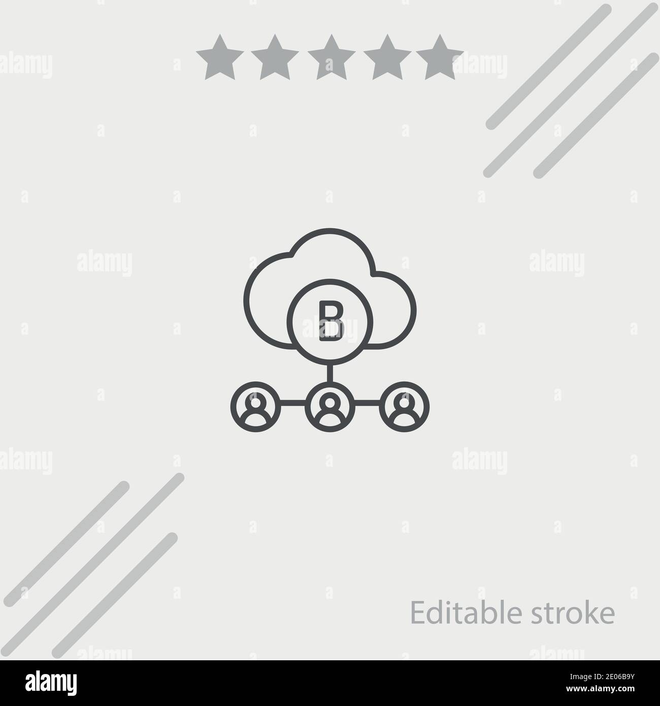 blockchain vector icon modern simple vector illustration Stock Vector ...