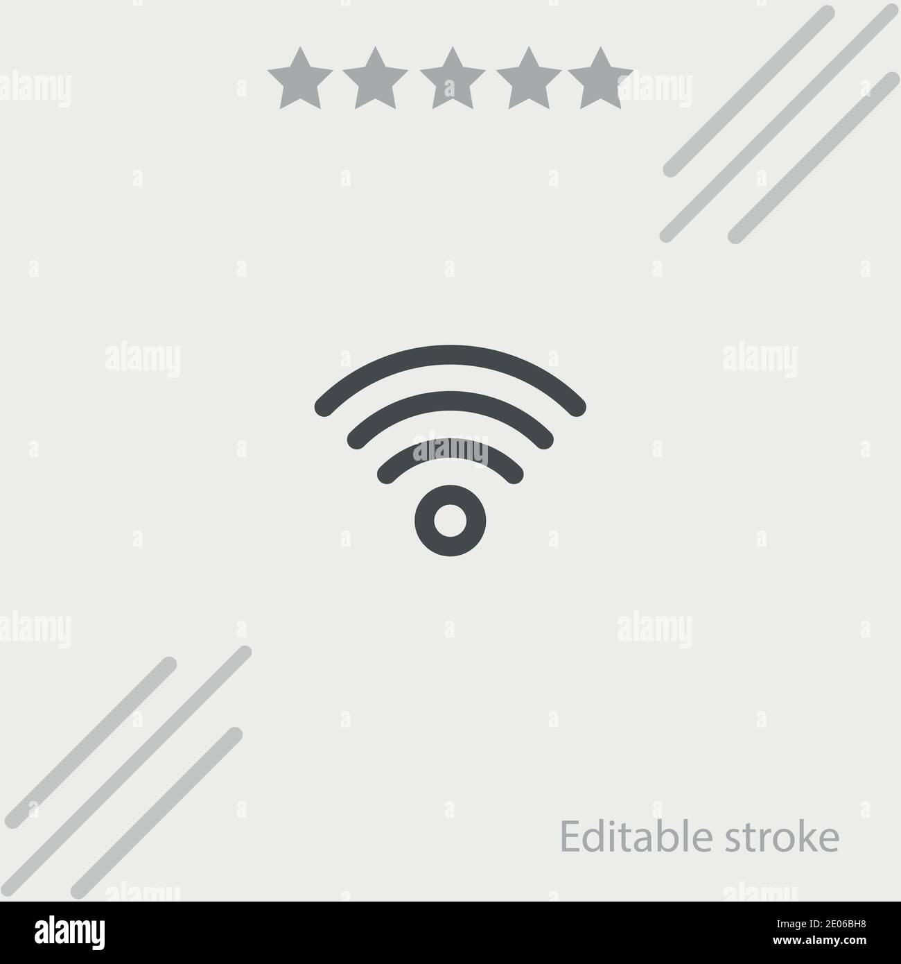 wifi signal vector icon modern simple vector illustration Stock Vector ...