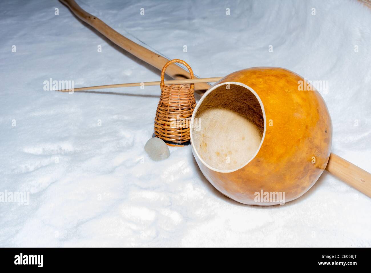 Berimbau - traditional brazilian music instrument used in capoeira ...