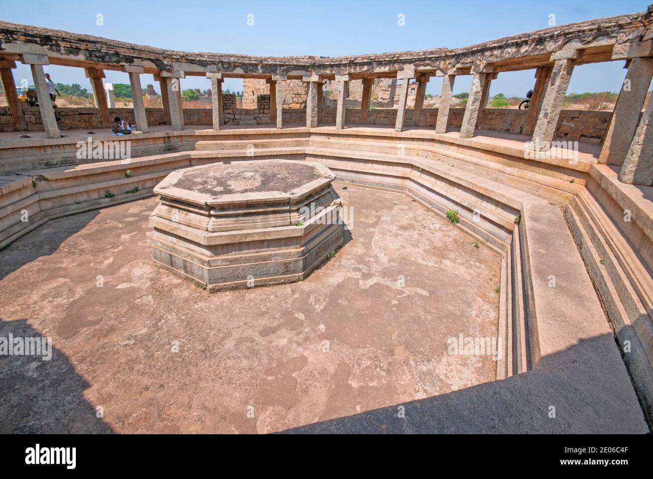 Water pavilion you may find on the main road to Hampi.This structure ...