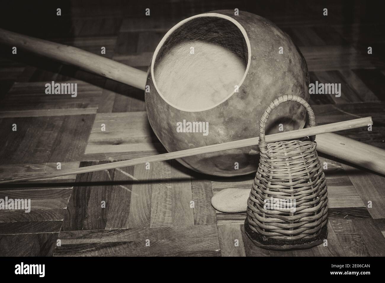 Berimbau - traditional brazilian music instrument used in capoeira ...