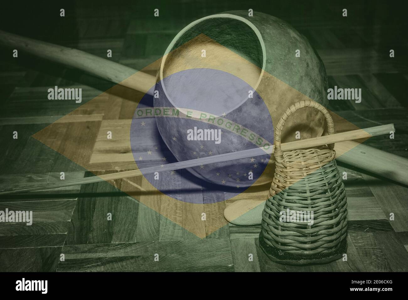 Berimbau - traditional brazilian music instrument used in capoeira ...