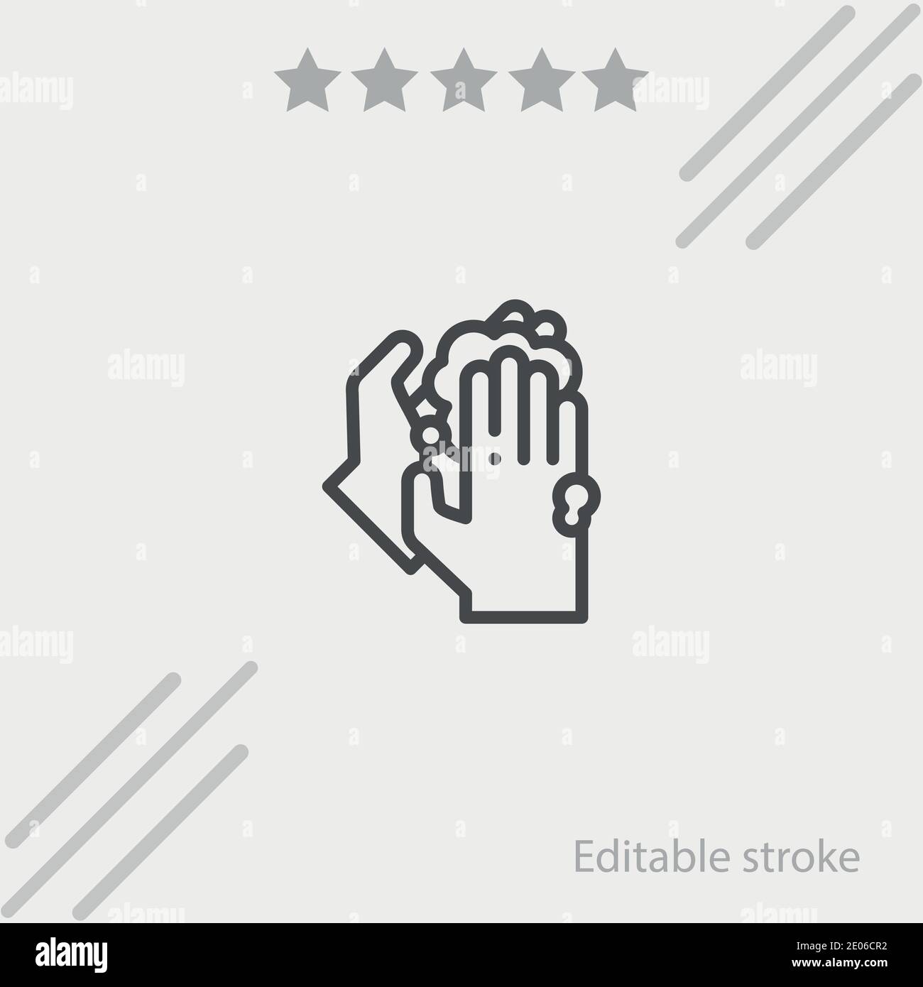 hand washing vector icon modern simple vector illustration Stock Vector ...