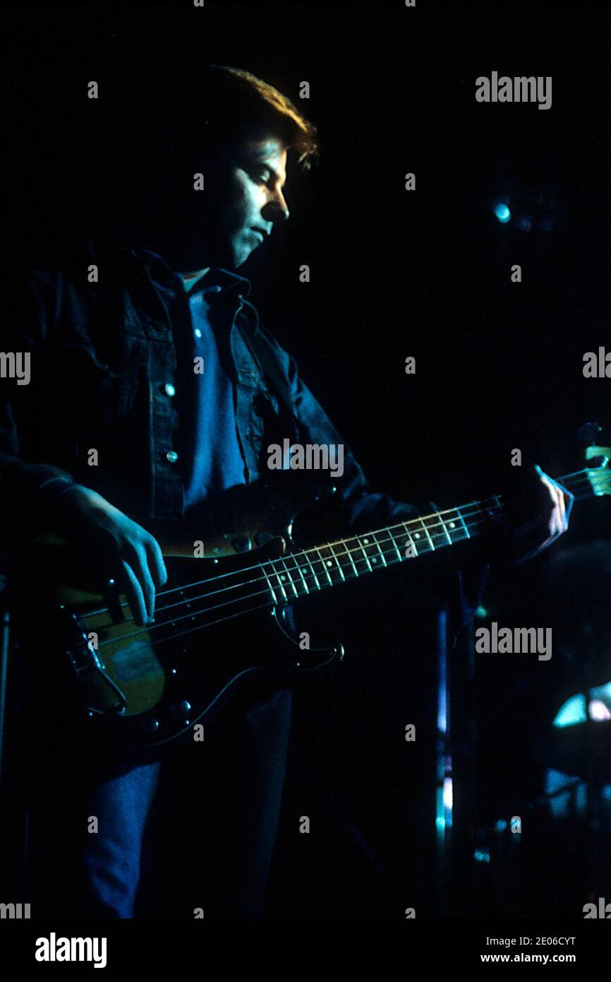 Andy Rourke from The Swithhs live at Hammerswithh Palais. London, June ...