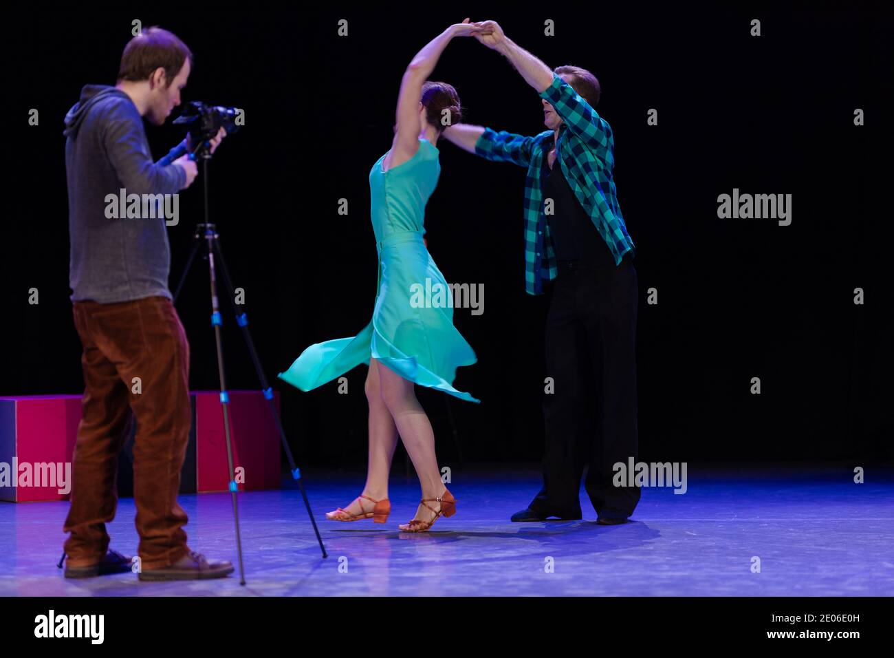 Man recording dance video on hi-res stock photography and images - Alamy