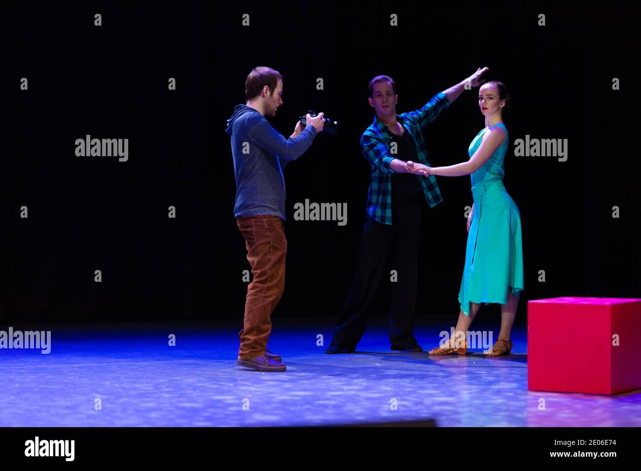Man recording dance video on hi-res stock photography and images - Alamy