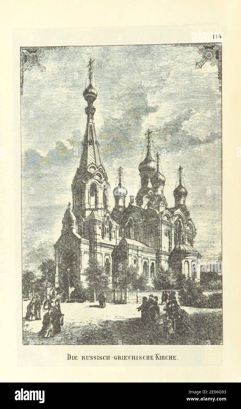 Russisch-Orthodoxe Kirche (Dresden) 1893 Stock Photo - Alamy