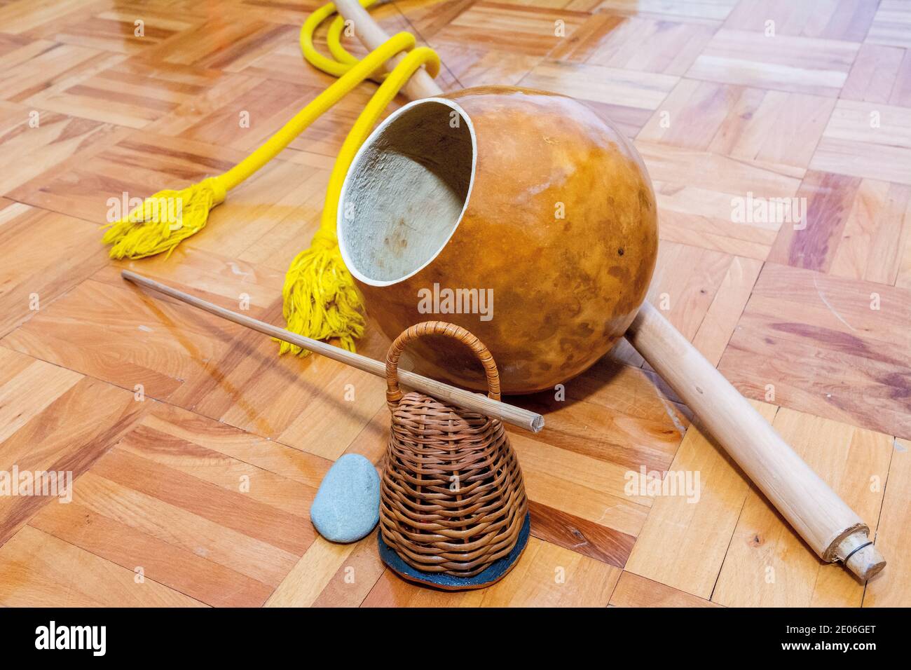 Berimbau - traditional brazilian music instrument used in capoeira ...