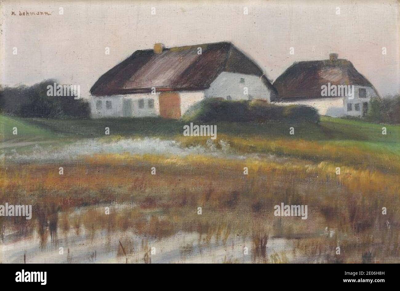 Henni Lehmann - Häuser auf Hiddensee Stock Photo - Alamy