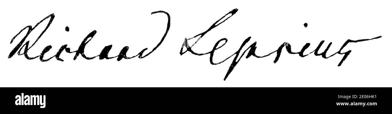 Richard Lepsius High Resolution Stock Photography and Images - Alamy