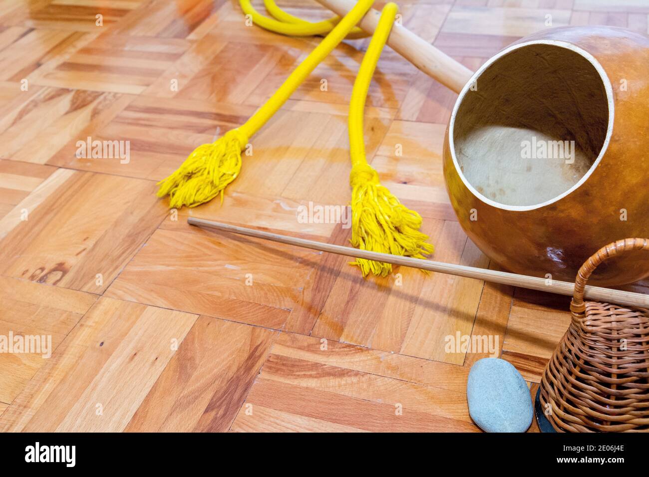 Berimbau - traditional brazilian music instrument used in capoeira ...
