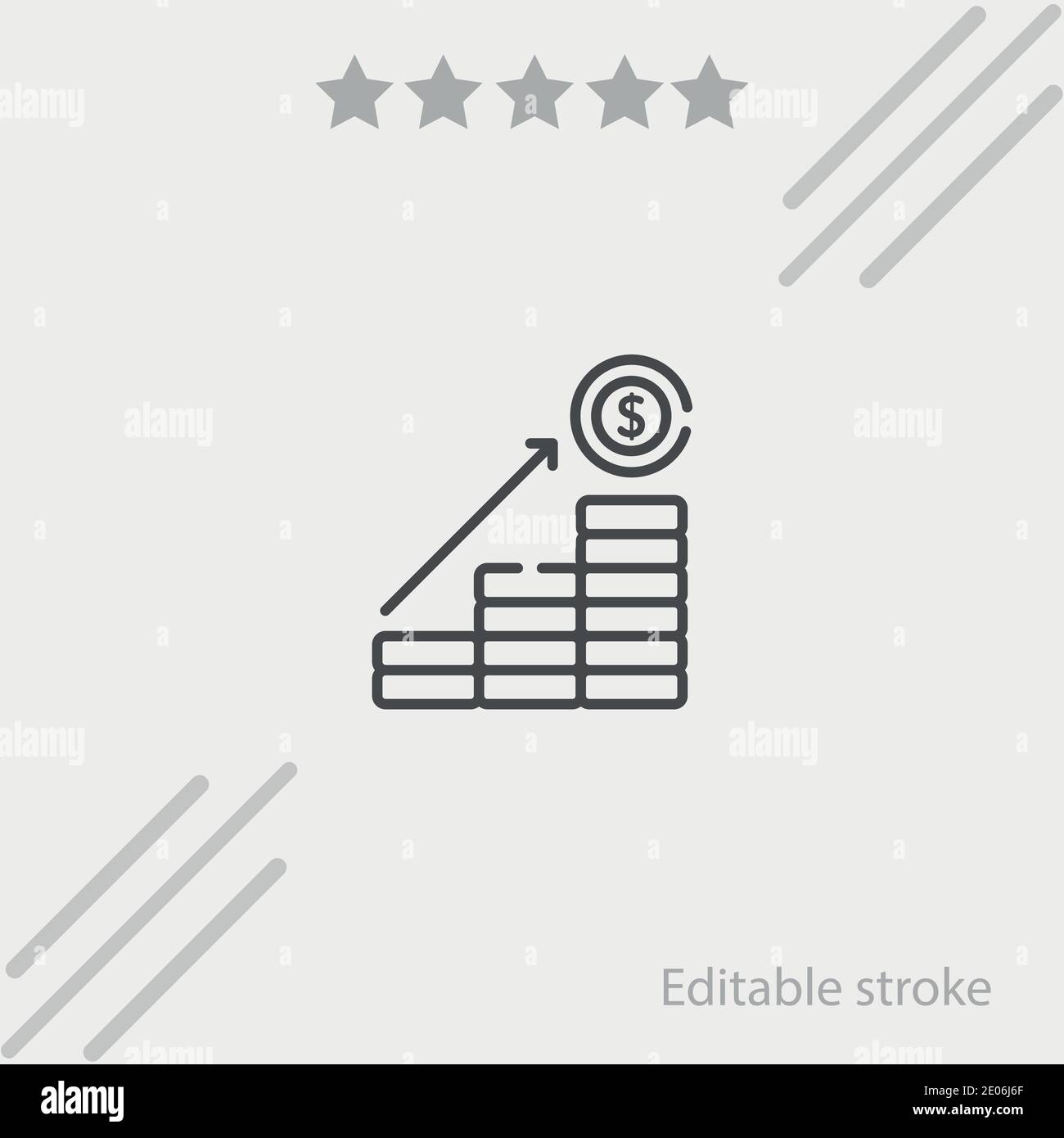 increase vector icon modern simple vector illustration Stock Vector ...