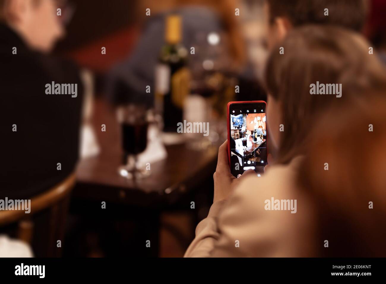 Actors and actresses play a modern interactive performance show in a ...
